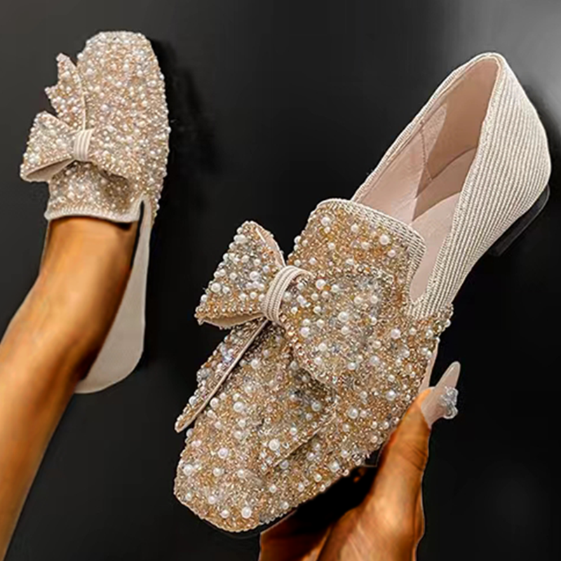 Comelyy Beautiful Sparkling Rhinestone Shoes
