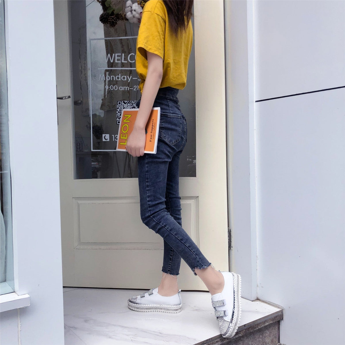 Comelyy Simple Fashion Velcro Casual Shoes