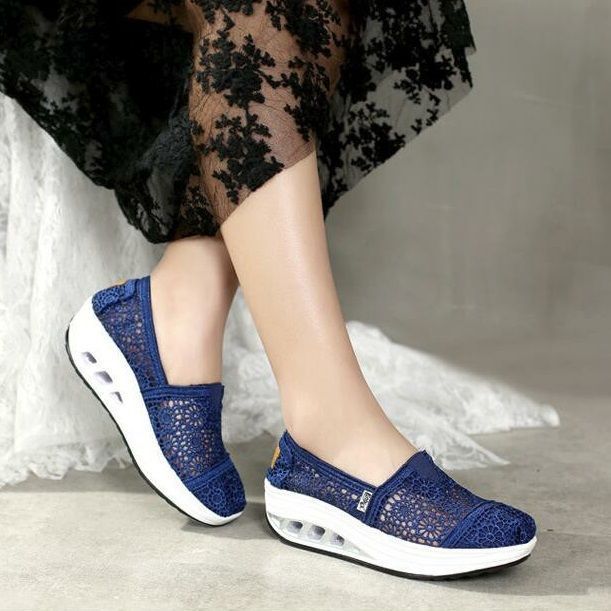 Comelyy - Premium Comelyy Comfy Summer Lace Shoes Breathable Platform