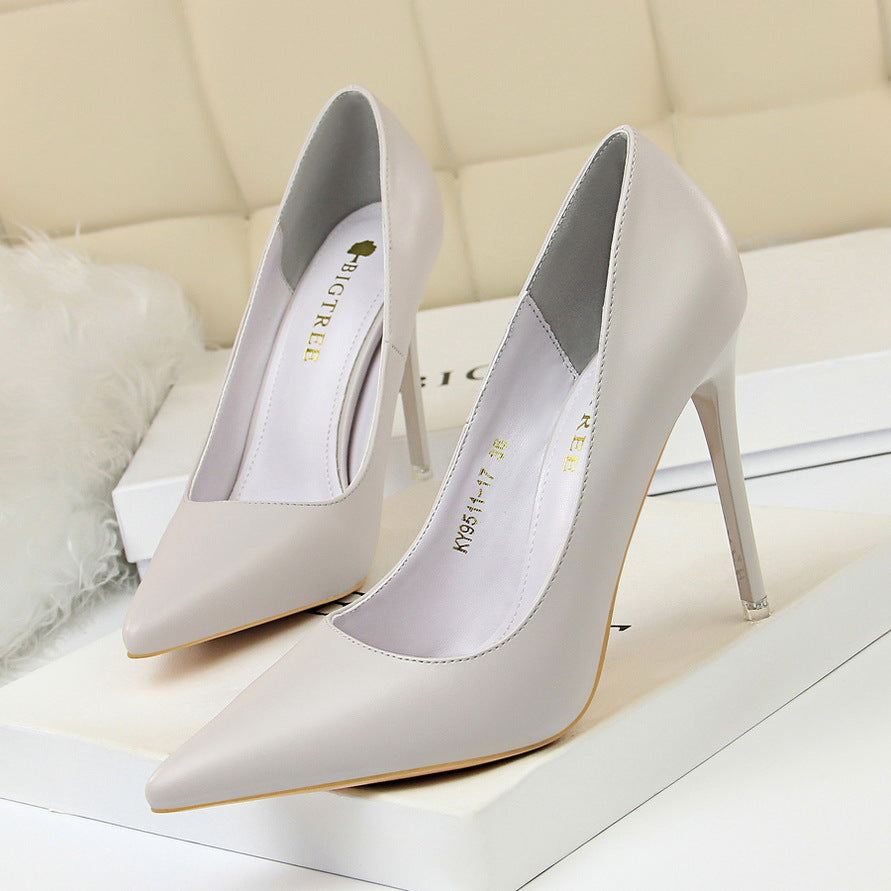 Comelyy Fashionable and simple women's shoes slimming high heels and s