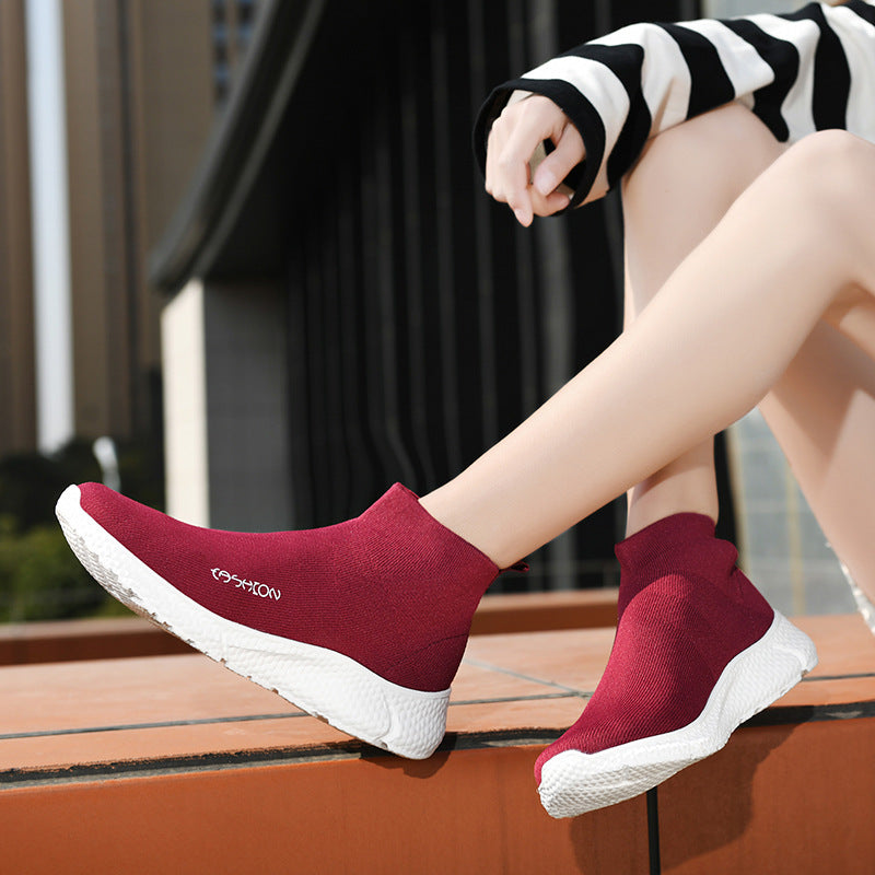 Comelyy Flying Weaver Light Work Shoes