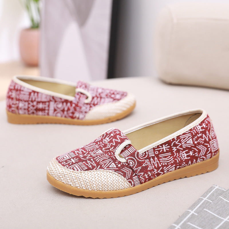 Comelyy Spring New Women's Shoes Soft Sole Non-slip Canvas Shoes Women