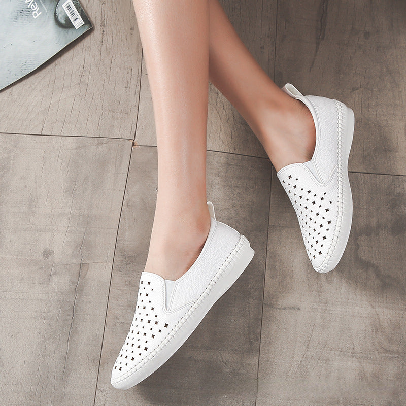 Comelyy Hollow Flat Breathable Shoes